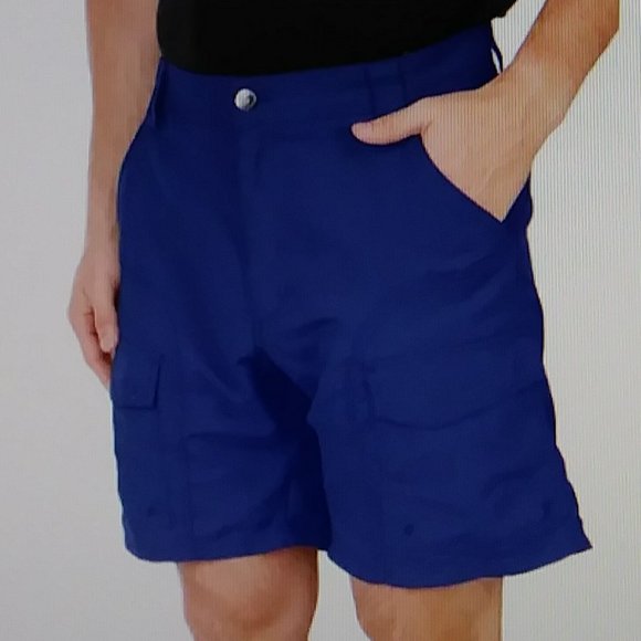 Reel Legends | Shorts | Mens Reel Legends Blue Depths Performance Short ...